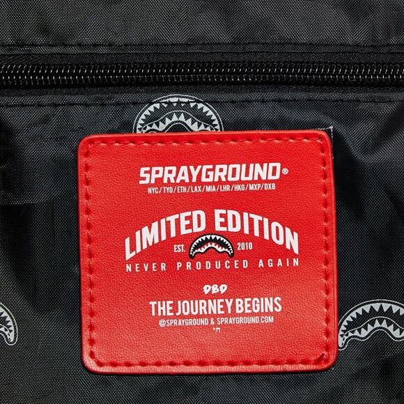 Taška Sprayground Blue Checkered Shark Duffle - Snapbacks